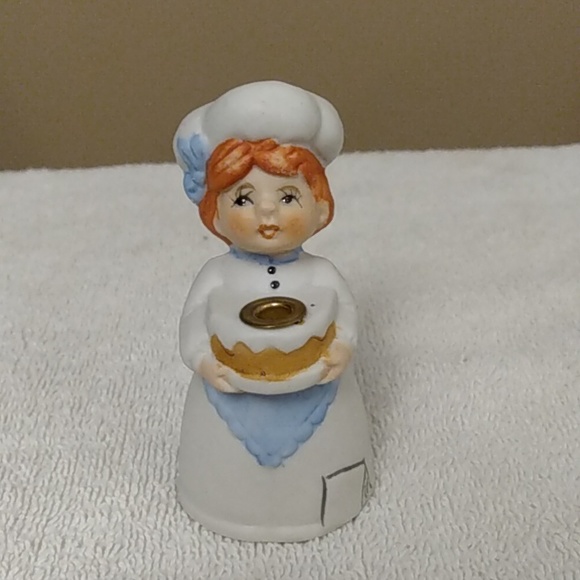 JASCO | Party Supplies | 98 Birthday Bells Bisque Porcelain Woman Baker ...